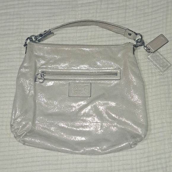 Coach | Bags | Coach Gold Metallic Shoulder Bag | Poshmark